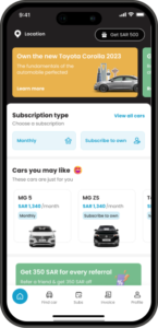 KSA Monthly - Invygo: Monthly Car Rental app | Car Subscription